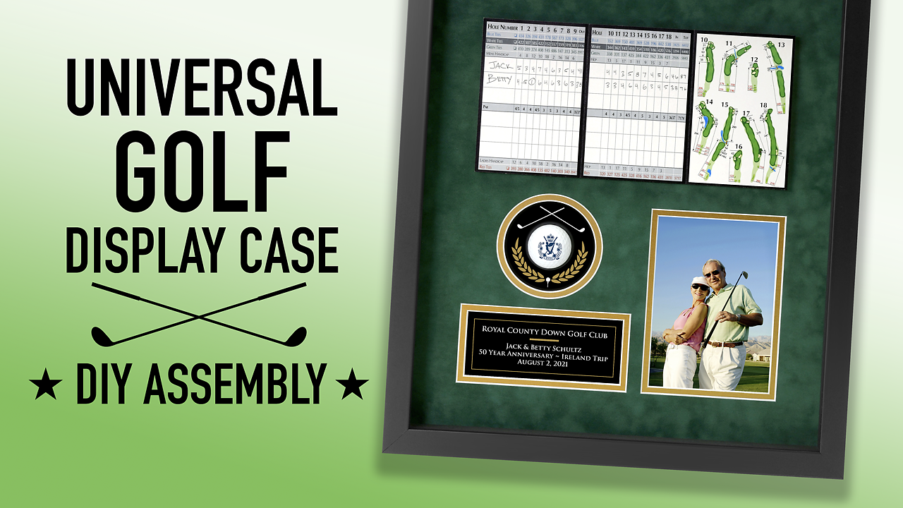 Watch How to install your Components into Universal Golf Display Case ...