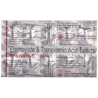 Tranlok-E - Strip of 10 Tablets : Amazon.in: Health & Personal Care