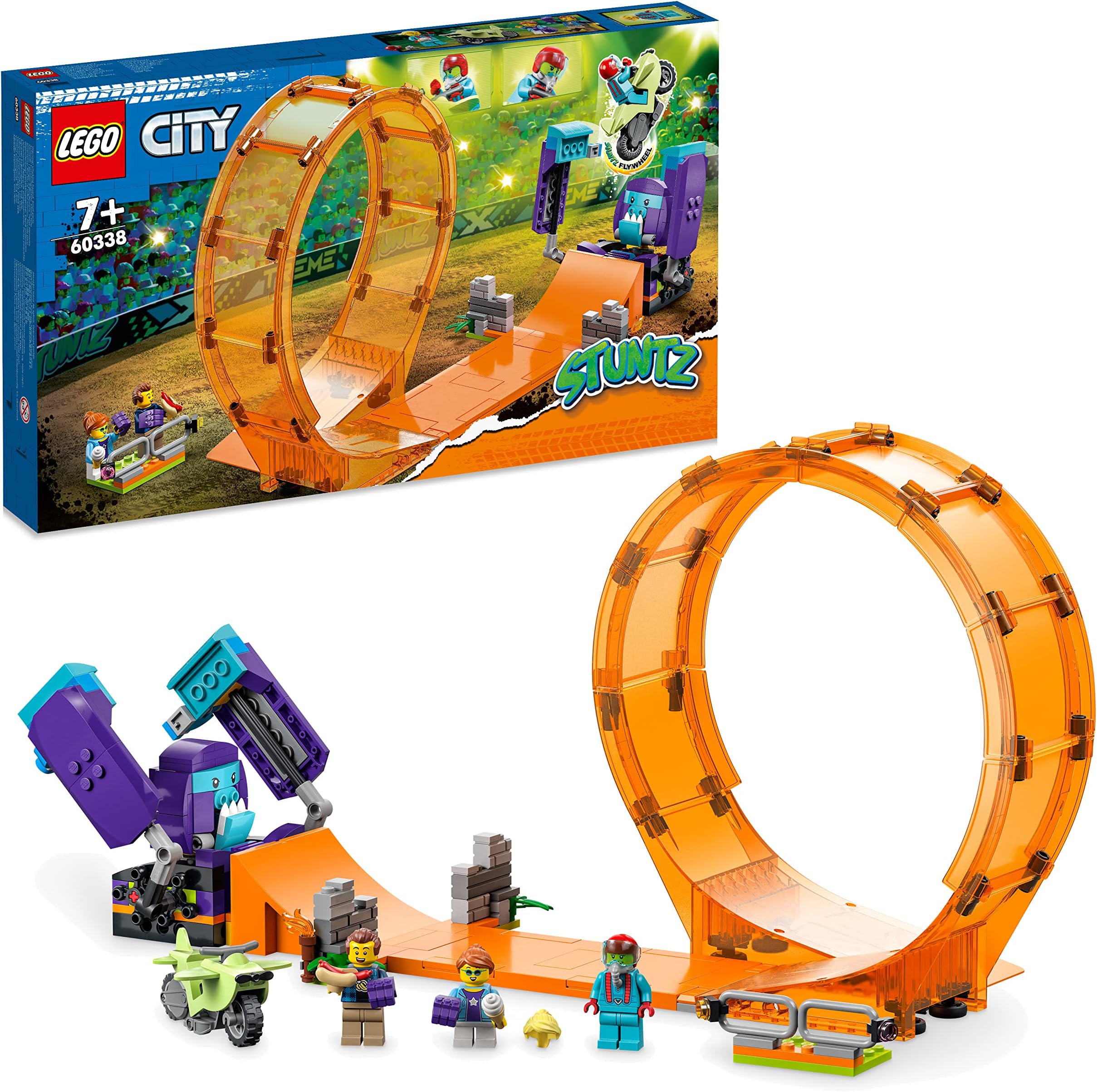 LEGO City Smashing Chimpanzee Stunt Loop 60338 Building Kit (226 Pieces ...