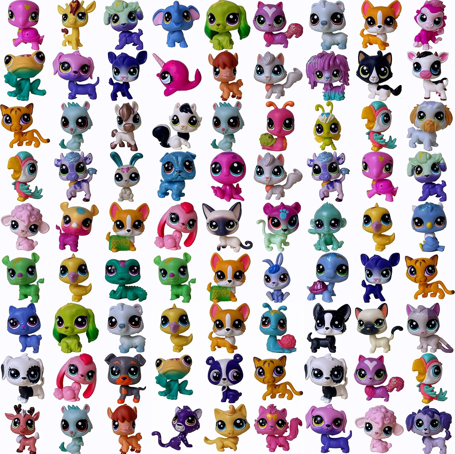 Juguetes LPS juego de 2 juguetes LPS aleatorios paquete LPS lindo ...