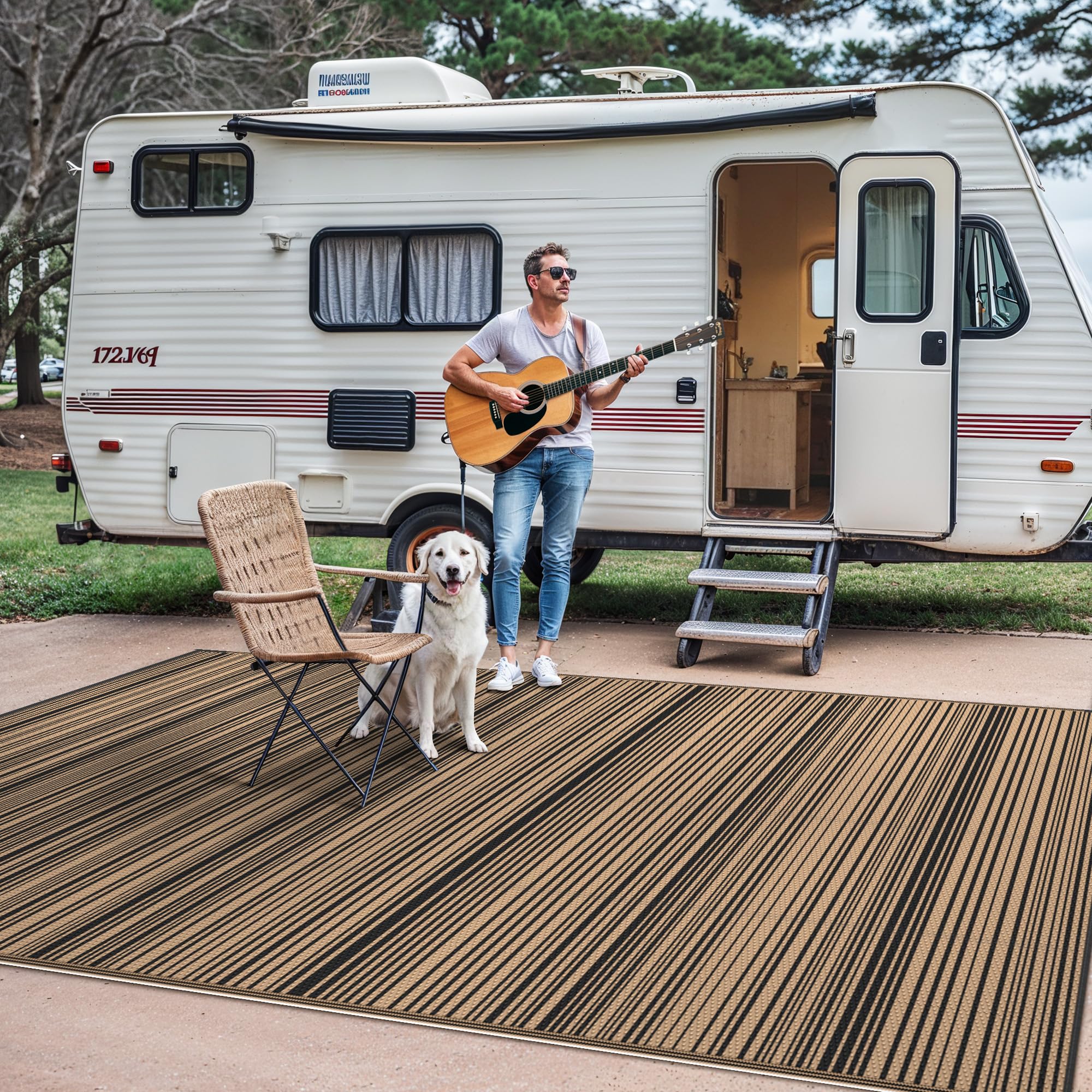Snapklik.com : Outdoor Rug For Patio Clearance, 8x10 Waterproof Rugs ...