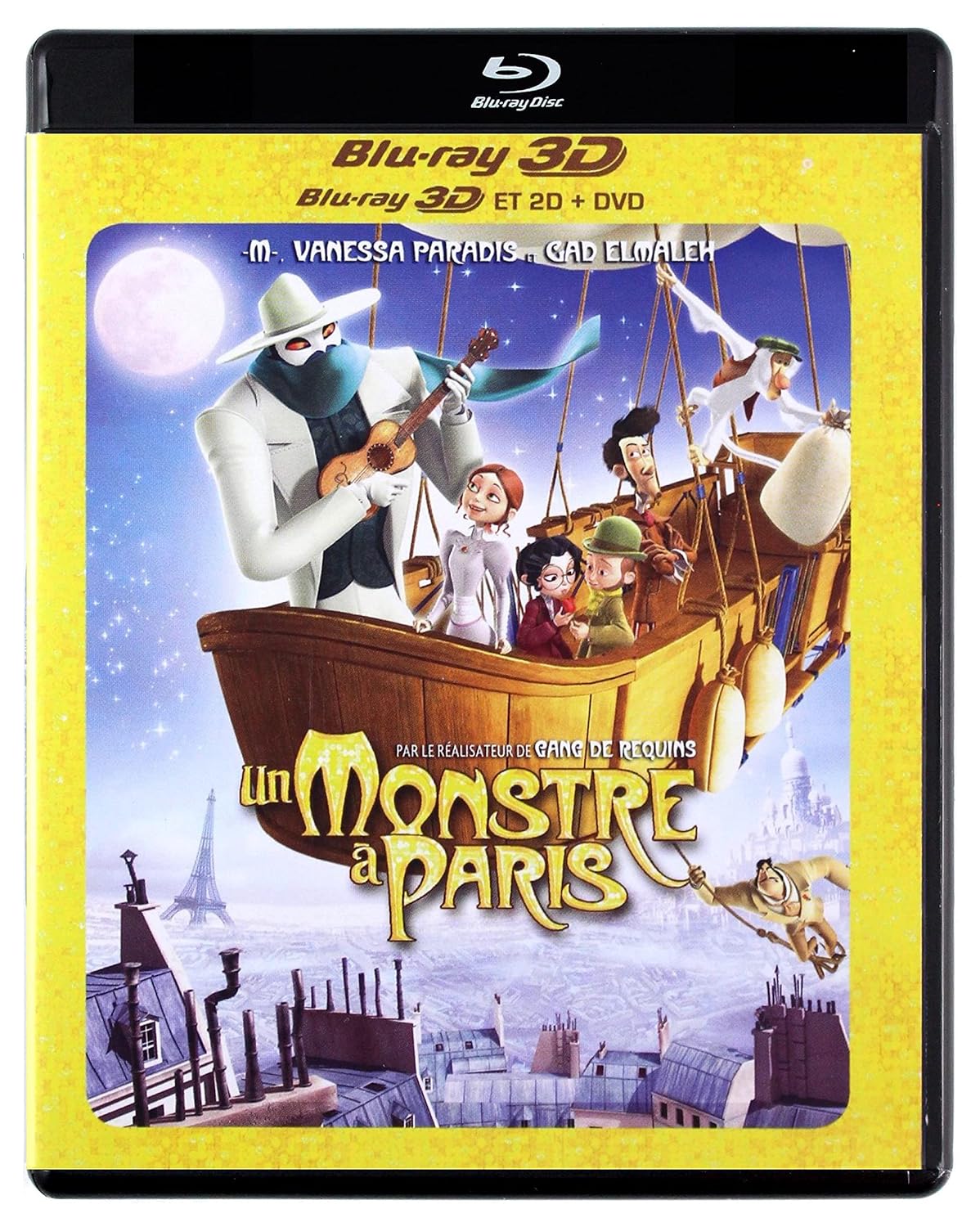 Amazon.com: Un Monstre à Paris - Combo Blu-ray 3D active + DVD : Movies ...