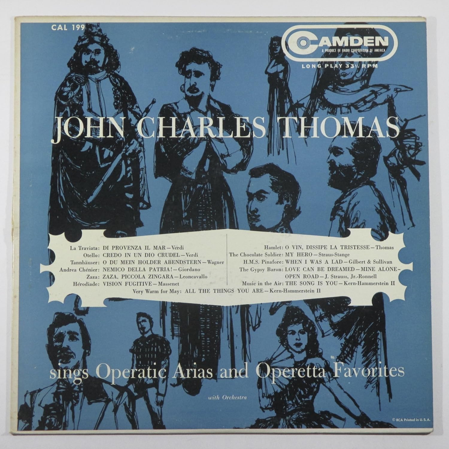 John Charles Thomas - John Charles Thomas Sings Operatic Arias and ...