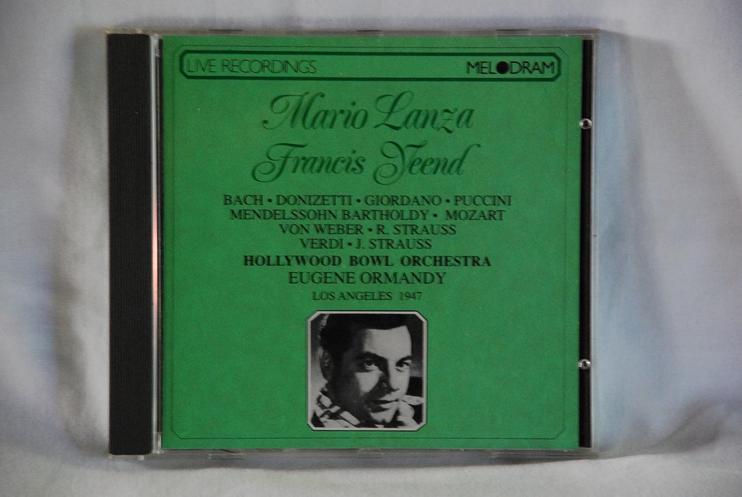 Lanza, Mario, Yeend, Frances, Ormandy, Eugene - Mario Lanza & Francis ...