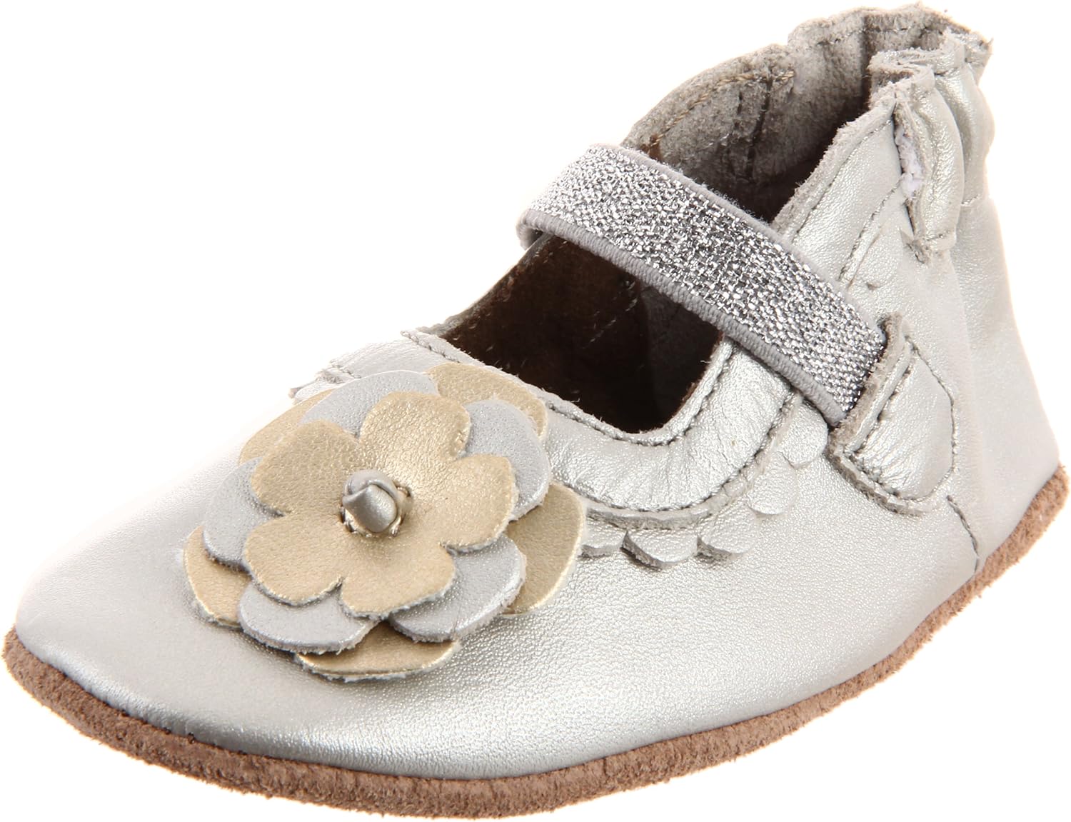 Amazon.com | Robeez Soft Soles Metallic Bouquet Pre-Walker (Infant ...