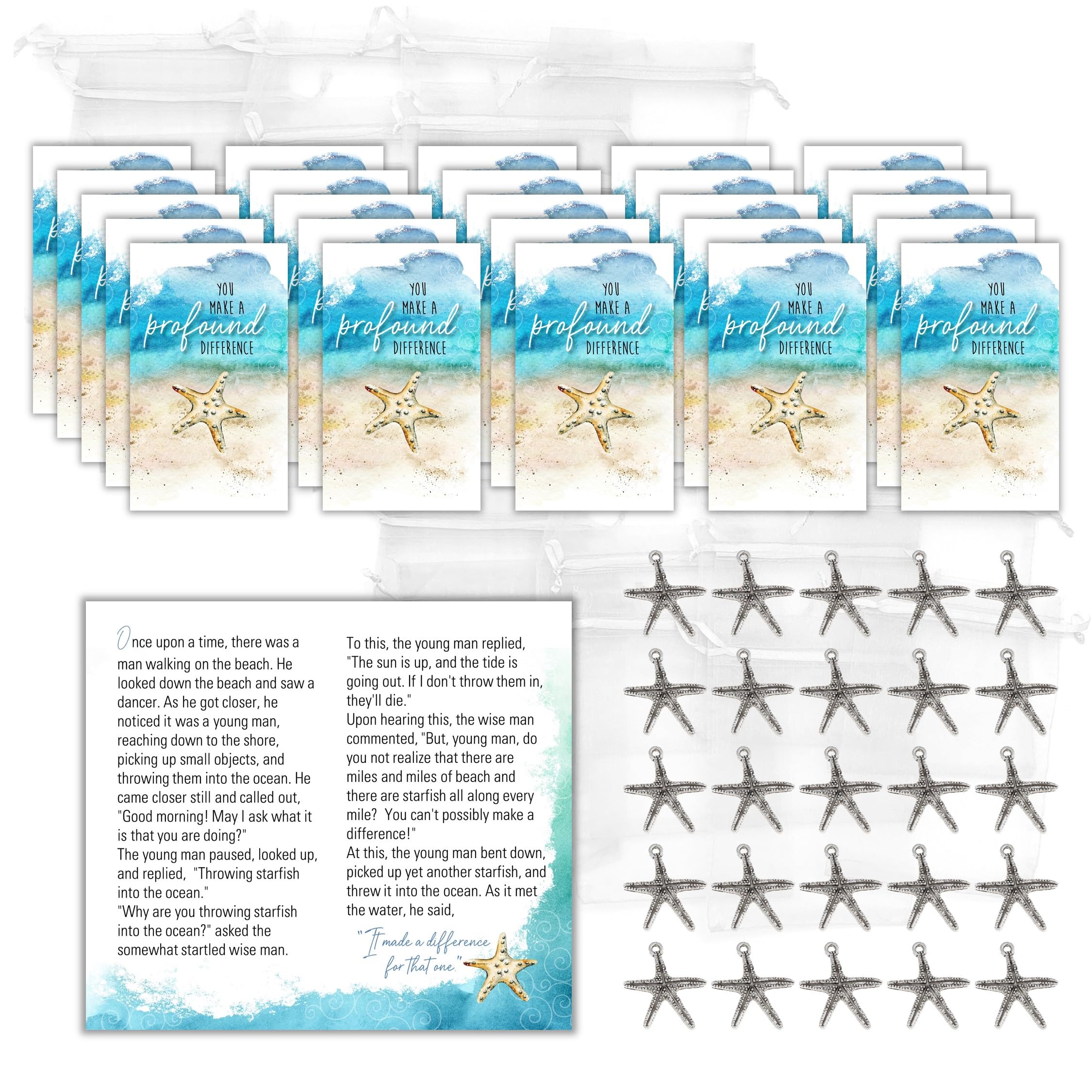 Amazon Smiling Wisdom Bulk 25 Gift Sets Starfish Story