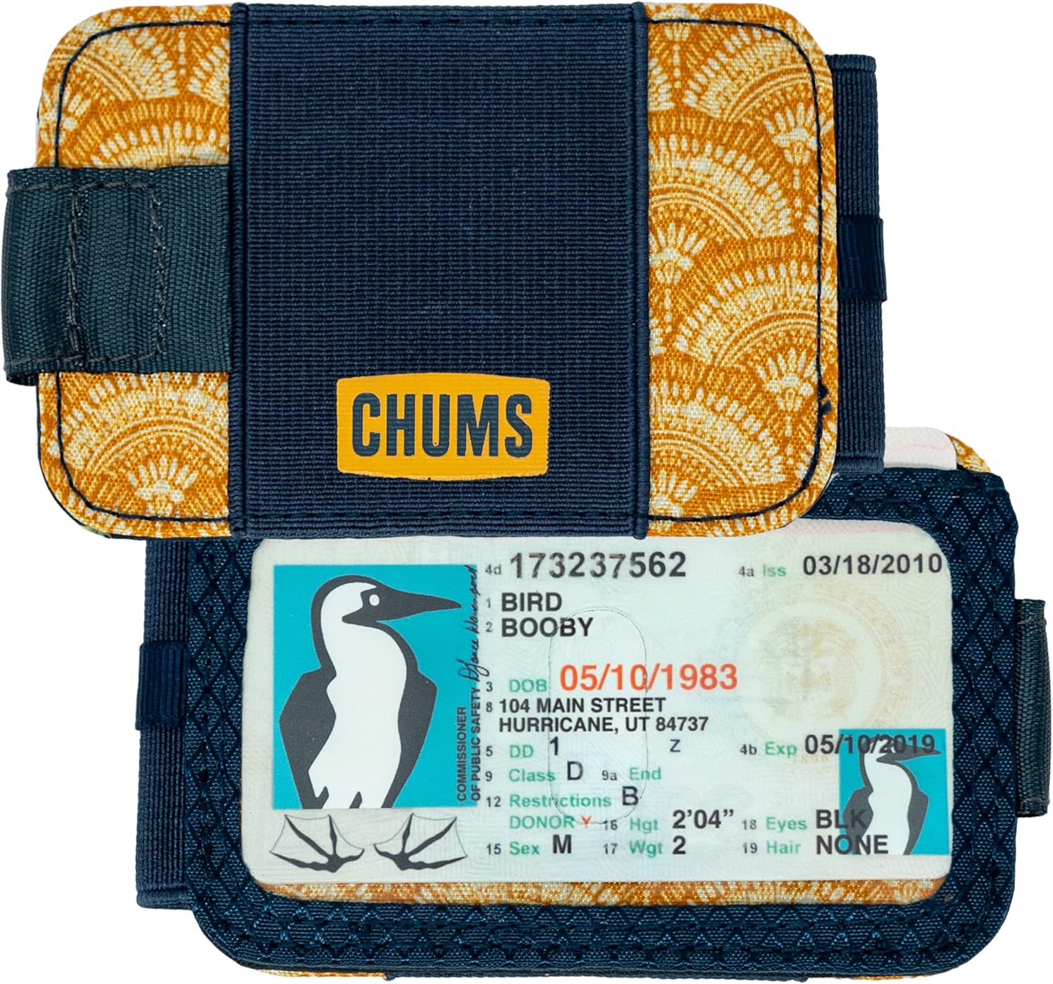 Amazon.com: Chums Bandit Bi-Fold Wallet – Slim RFID Wallet for Men ...