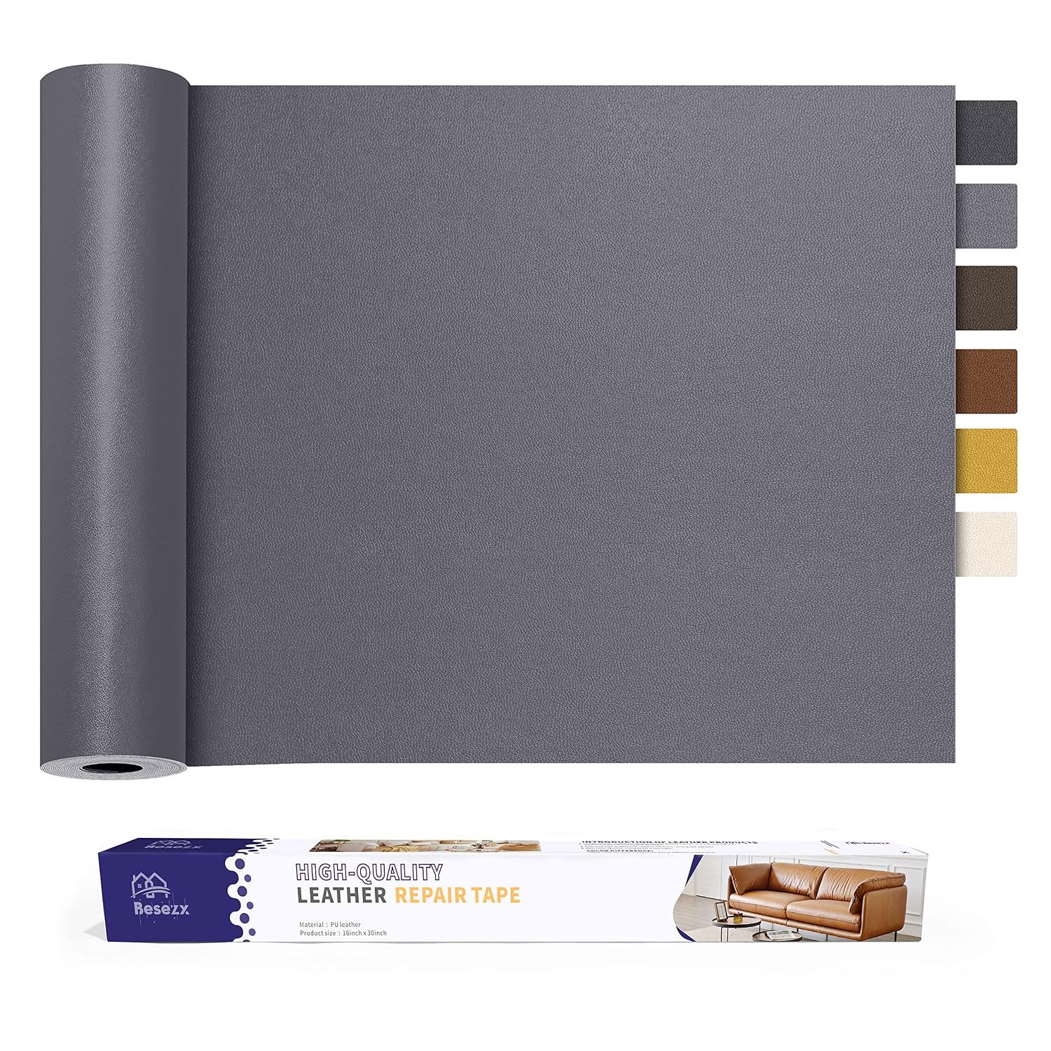 Besezx Self Adhesive Leather Repair Patch,30 in x 16 in Large Leather ...