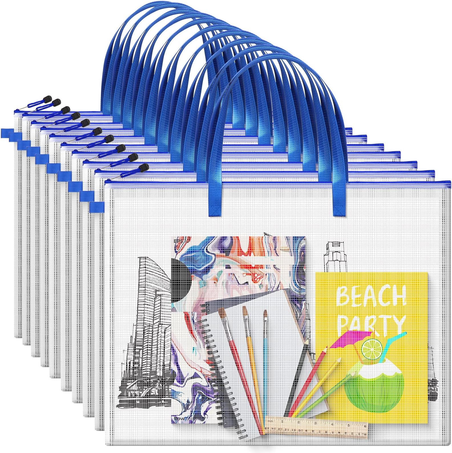 Amazon.com: 20 Pcs Art Portfolio Bag, 19'' x 25'' Clear Portfolio ...