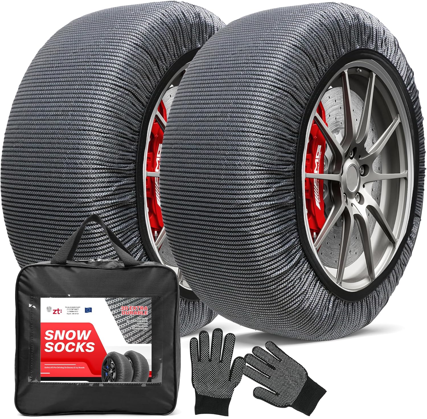 Amazon.com: K-Musculo Snow Socks for Tires, Snow Socks Snow for Car SUV ...