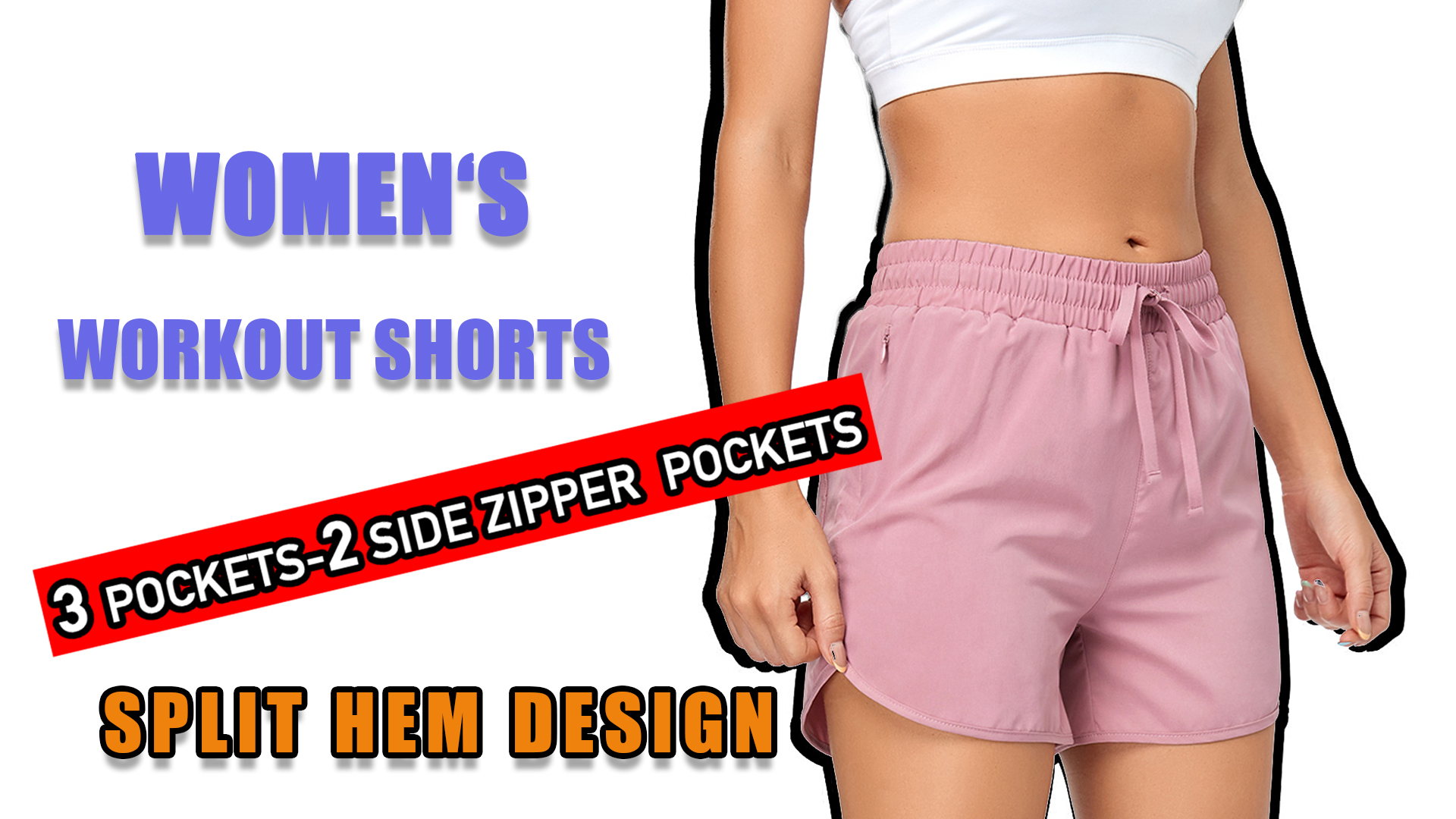 Watch Women's Athletic Workout Shorts with Liner for a Gym on Amazon Live