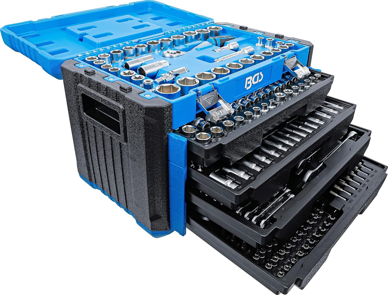 Amazon.com: BGS 74000 | Hex Socket Set | 6.3 mm (1/4") / 10 mm (3/8 ...