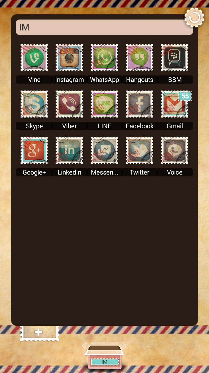 Postage Stamp TSF Shell Theme - 1200 Icon Pack - App on Amazon Appstore