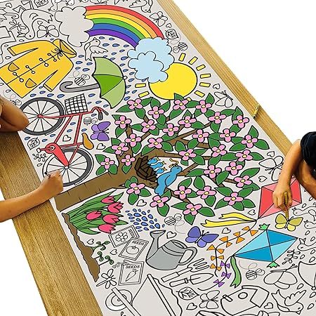 Amazon.com: Tiny Expressions Giant Spring Themed Activity Poster for ...