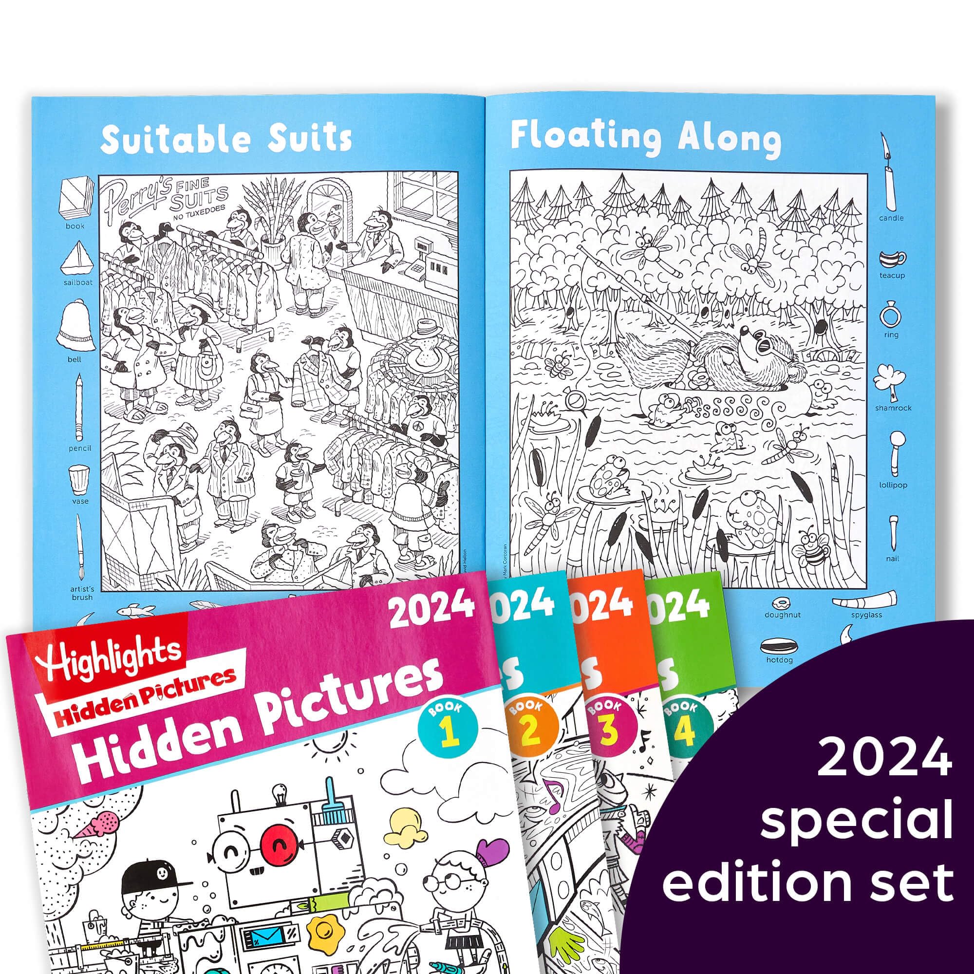 Snapklik.com : Highlights Hidden Pictures Collection For Kids 6+, 2024 ...