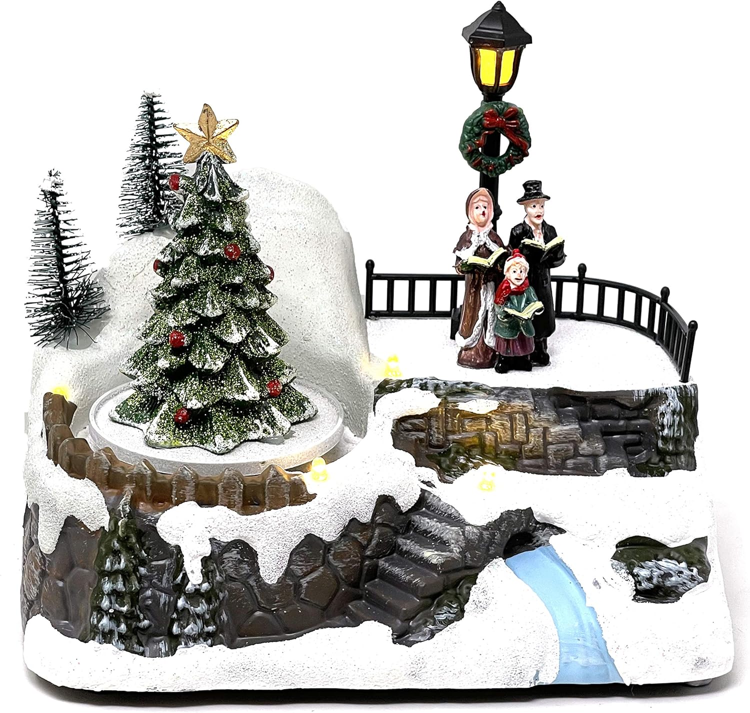 Amazon.com: allgala Crafted Polyresin Christmas House Collectable ...