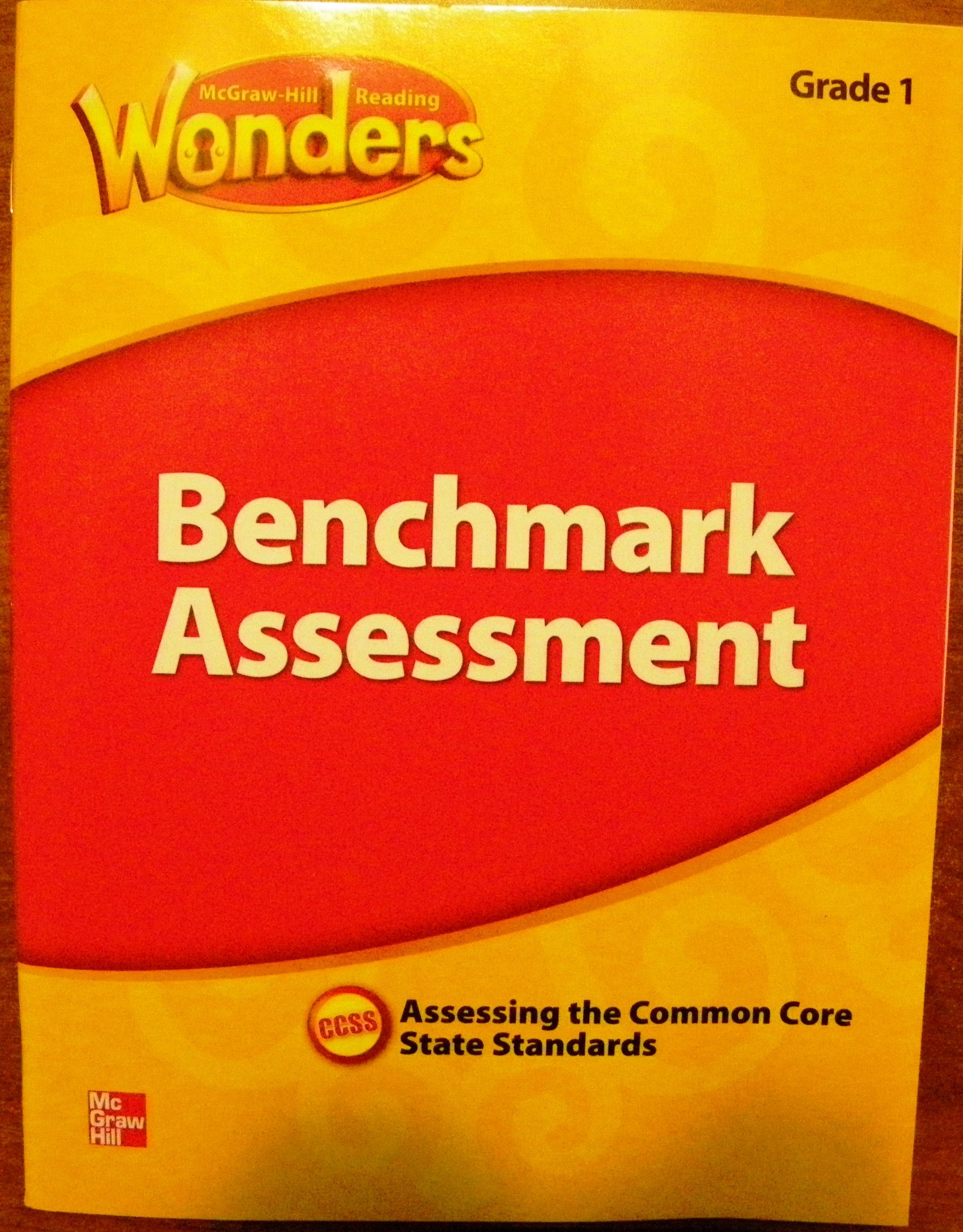 McGraw Hill Reading Wonders Benchmark Assessment , Grade 1: McGraw-Hill ...