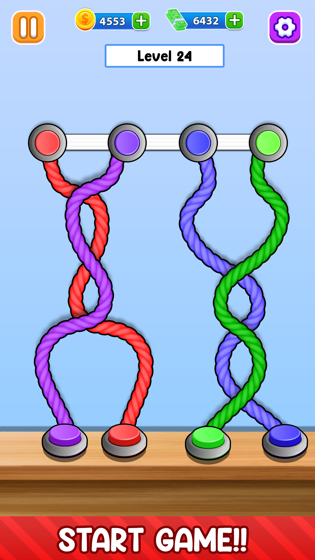 Twisted Tangle Master Rope Sorting Puzzle 3D Game 2024 - App on Amazon ...