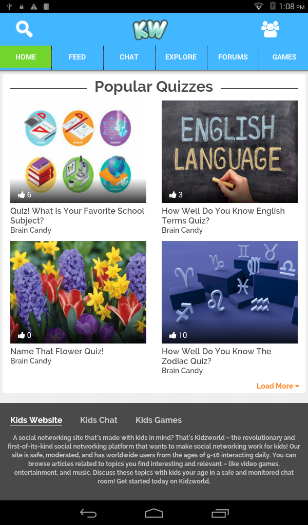 Kidzworld: Kids Social Network: app su Amazon Appstore