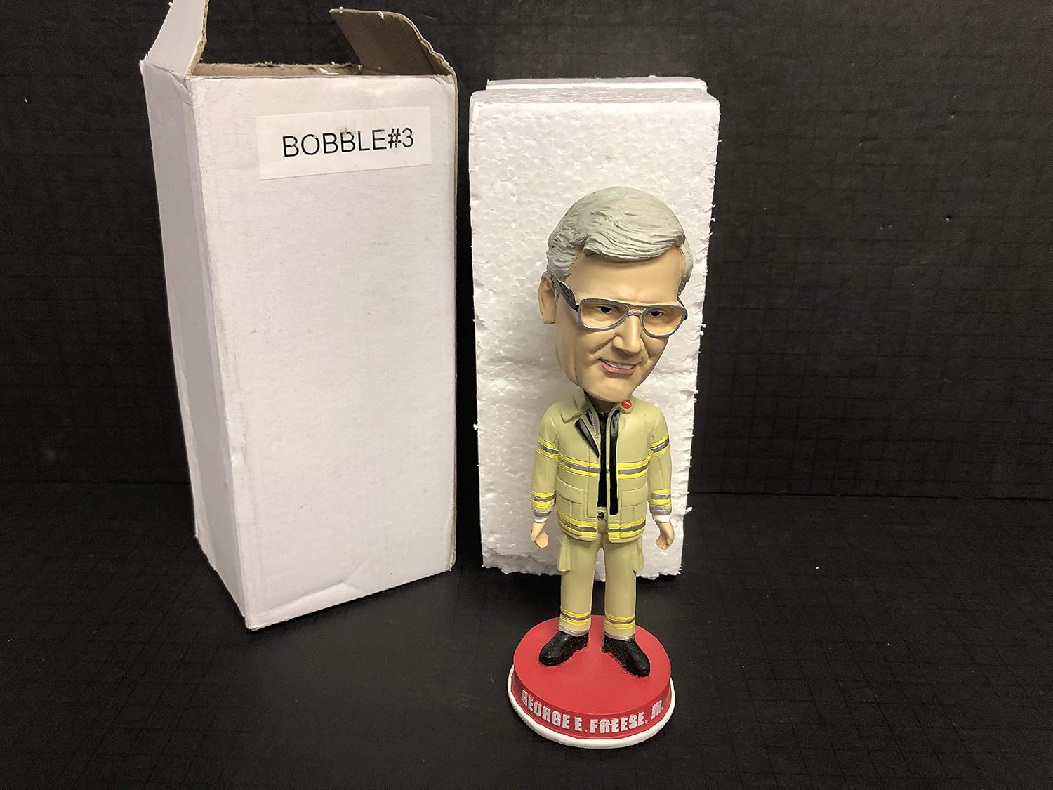 George Freese GX-7 Firefighter Safety Suit Fireman Globe Bobblehead at ...