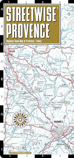 Streetwise Provence Map - Laminated Regional Road Map of Provence ...