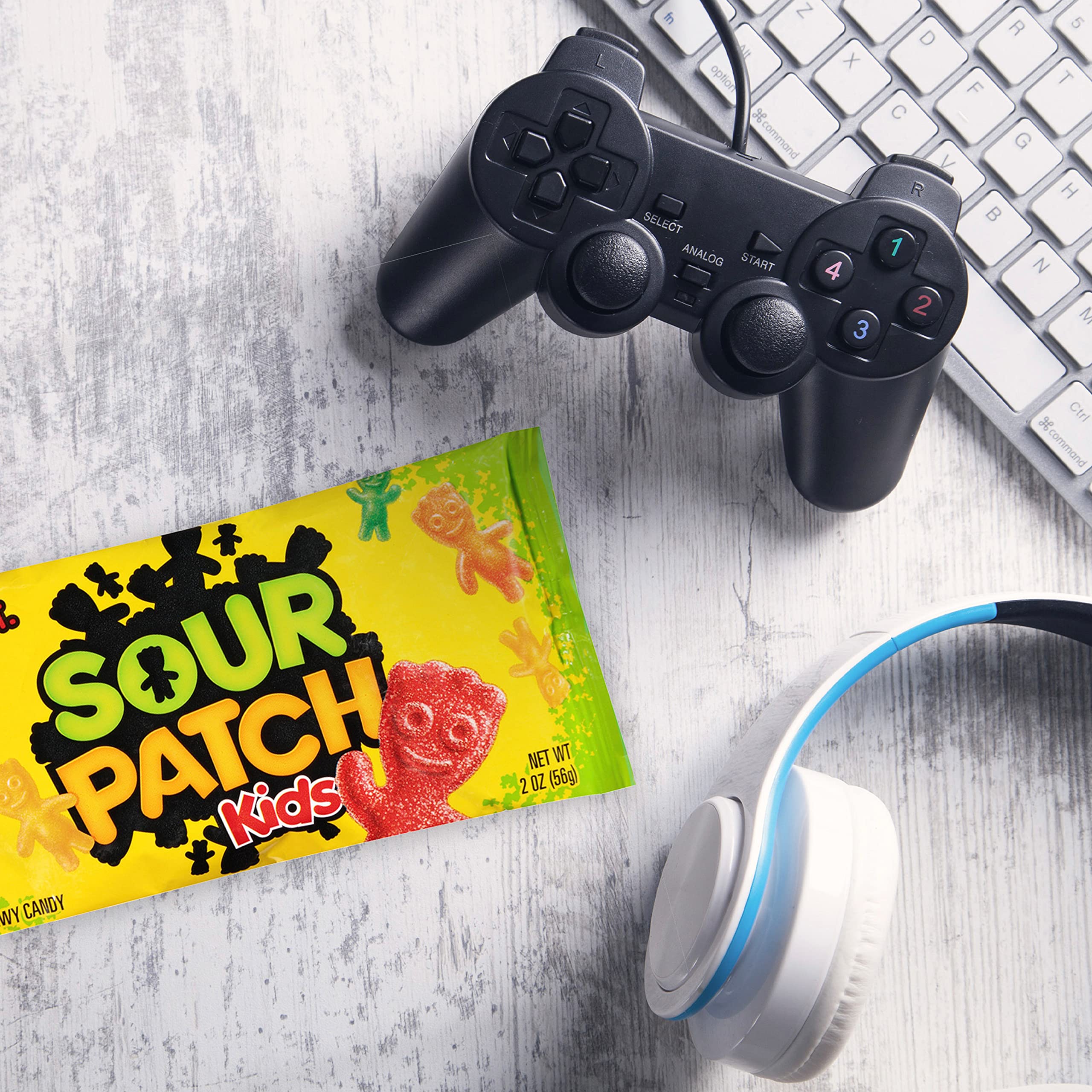 SOUR PATCH KIDS & SWEDISH FISH Soft & Chewy Candy Variety Pack, 18 ...