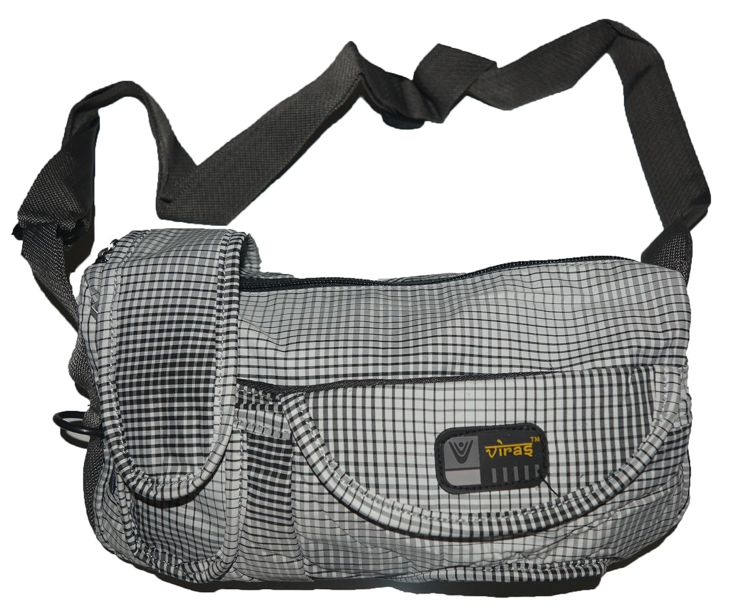 Buy Viras Trendz Sling Bag - (White Checks) at Amazon.in