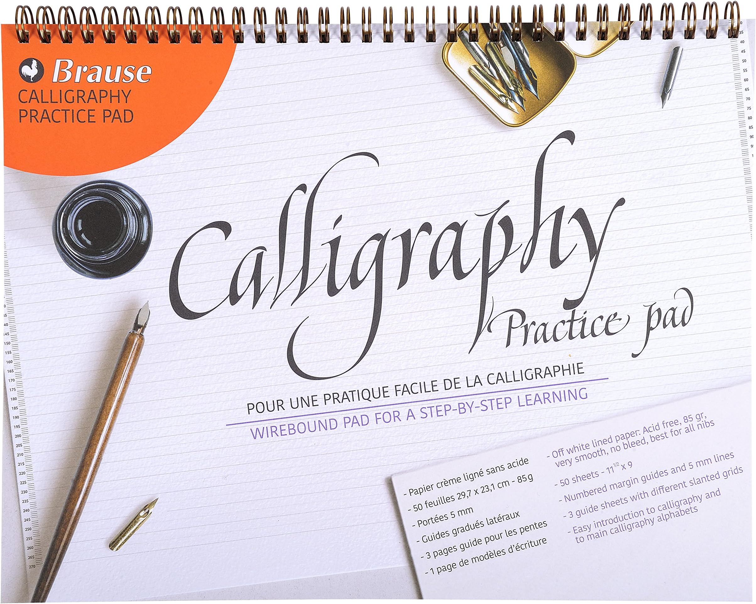 Studio Series Calligraphy Paper Pad (Set of 50 Sheets) : Peter Pauper ...