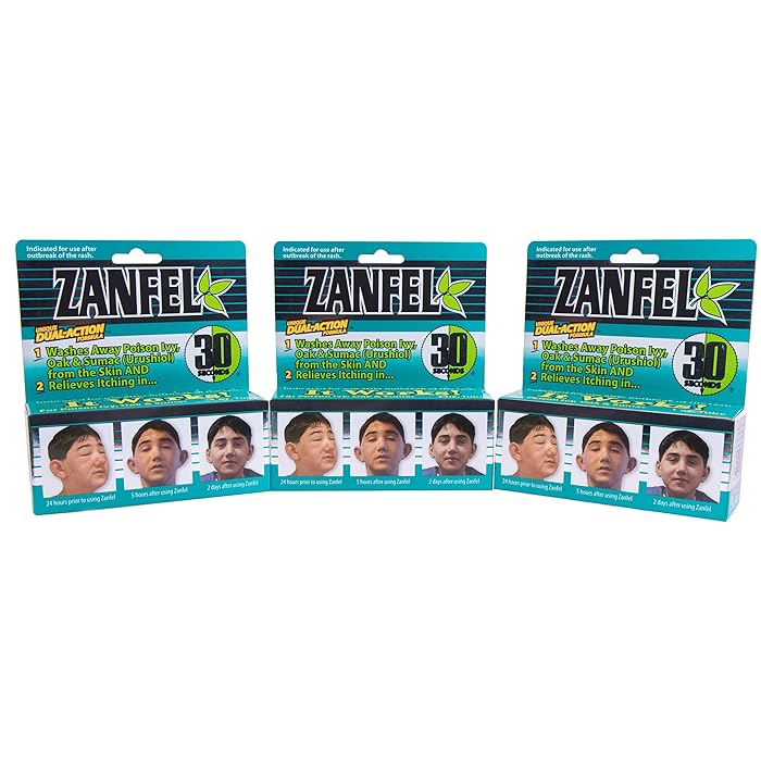 Buy ZANFEL Poison Ivy, Oak & Sumac Wash - Topical Solution For The ...