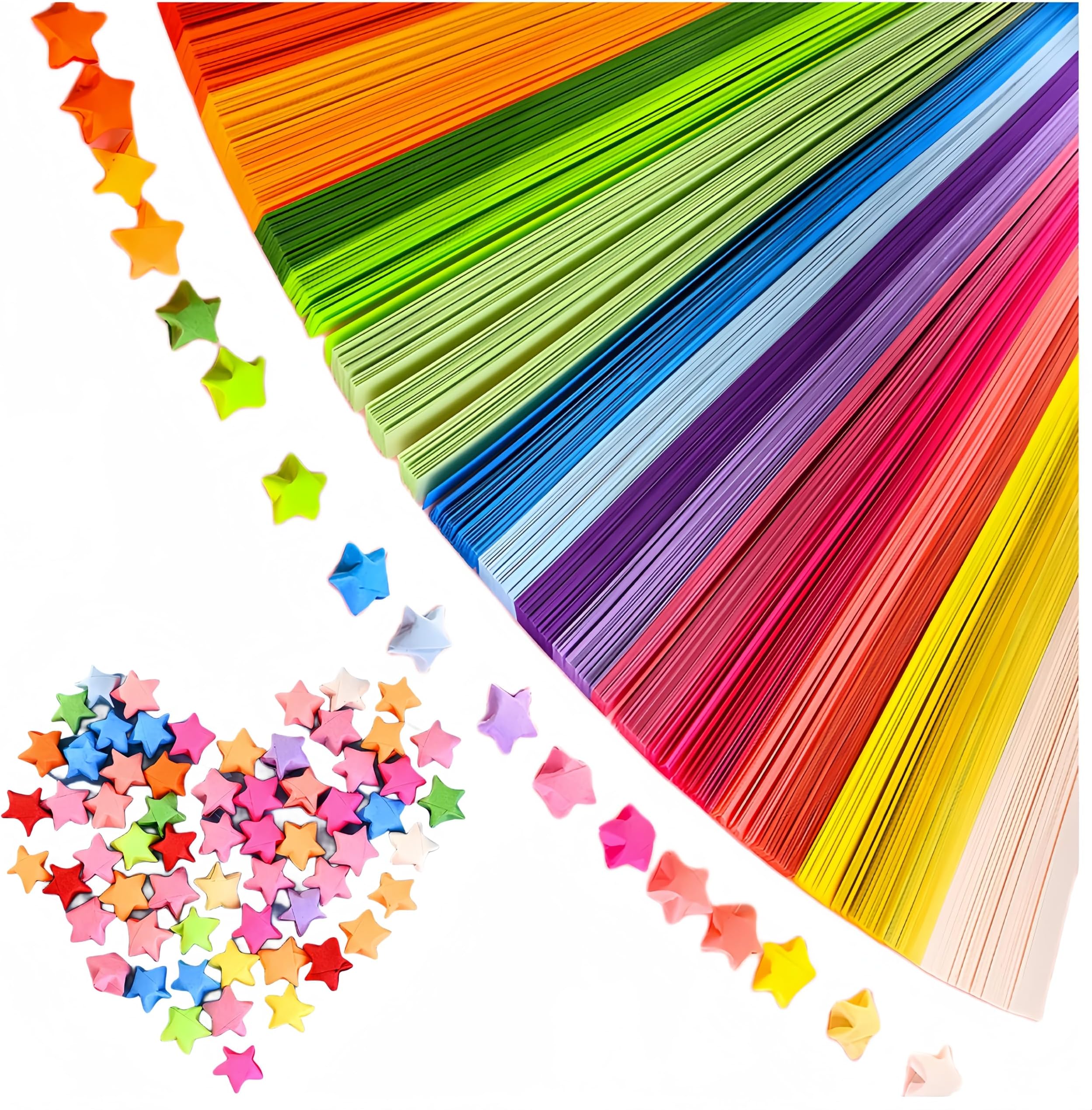 HJYDGJ 2700 PCS Origami Paper, 27 Colors Mixed, 6x6 Inch Square Origami ...