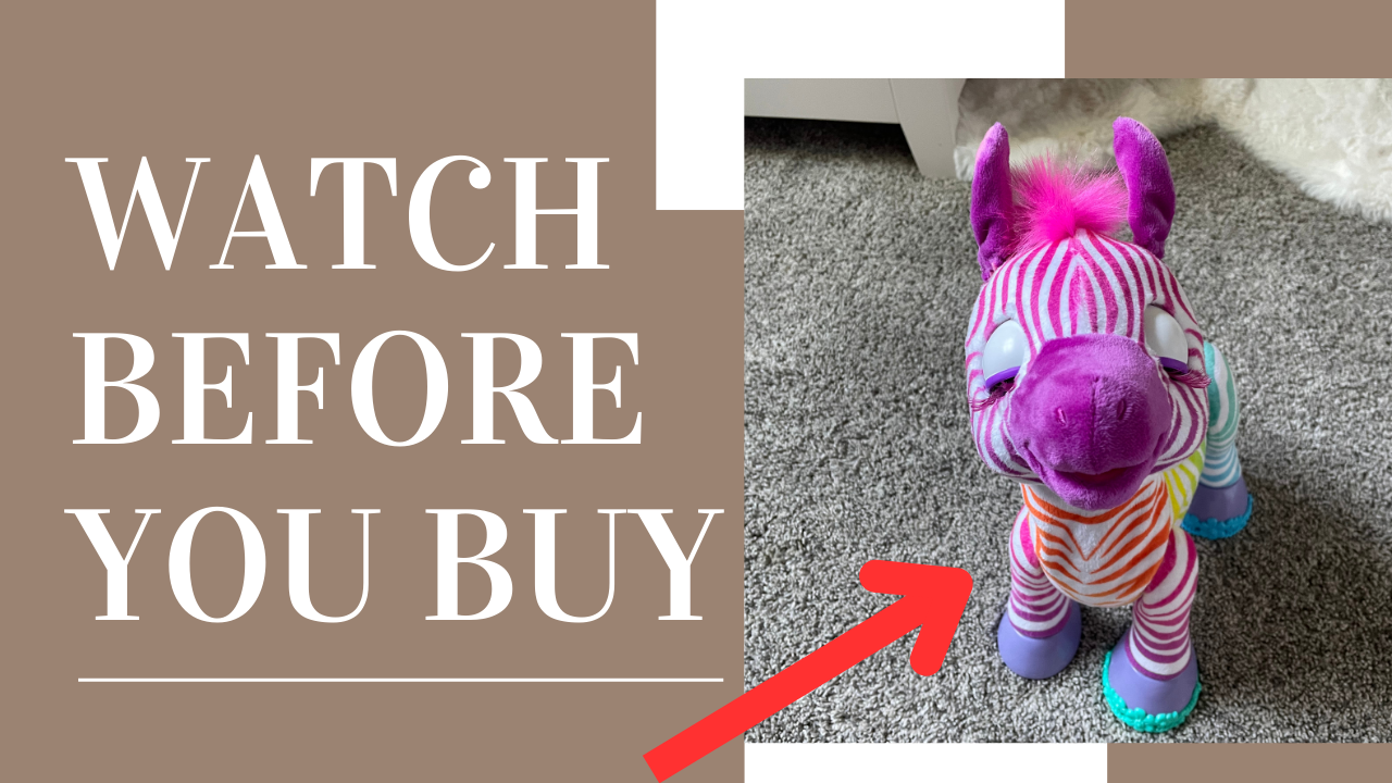 Watch furReal Zenya Zebra Plush | Is Its Movement Jerky? on Amazon Live