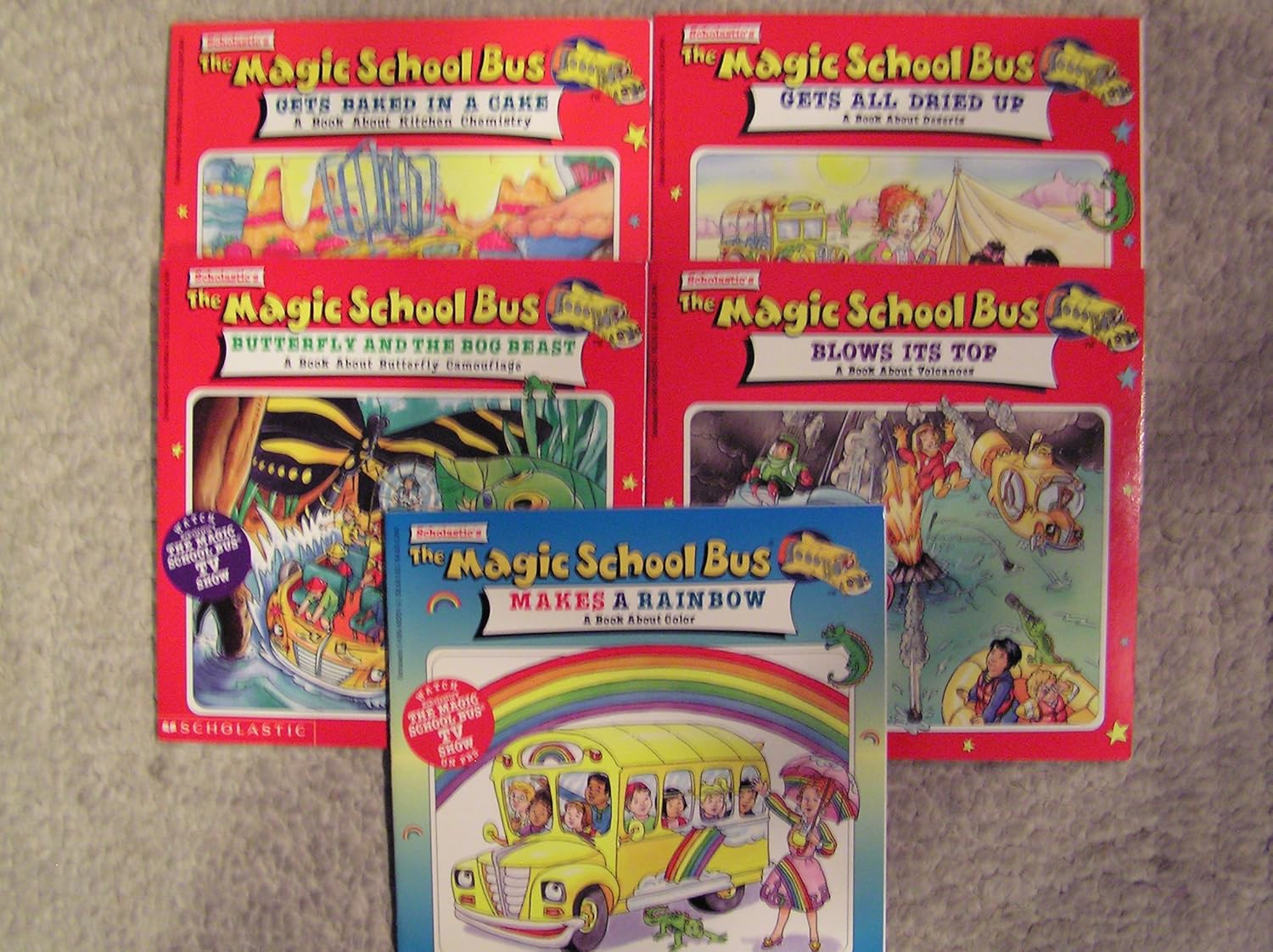 Magic School Bus Makes a Rainbow, Butterfly and the Bog Beast, Gets ...