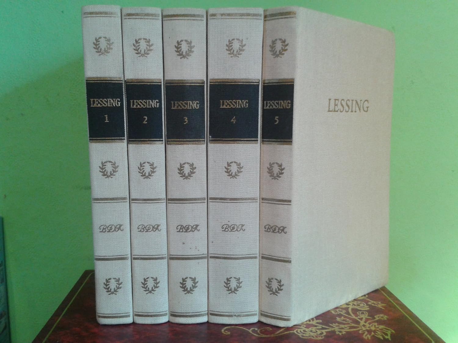 Lessings Werke in fünf Bänden - Bibliothek Deutscher klassiker (Band 1 ...