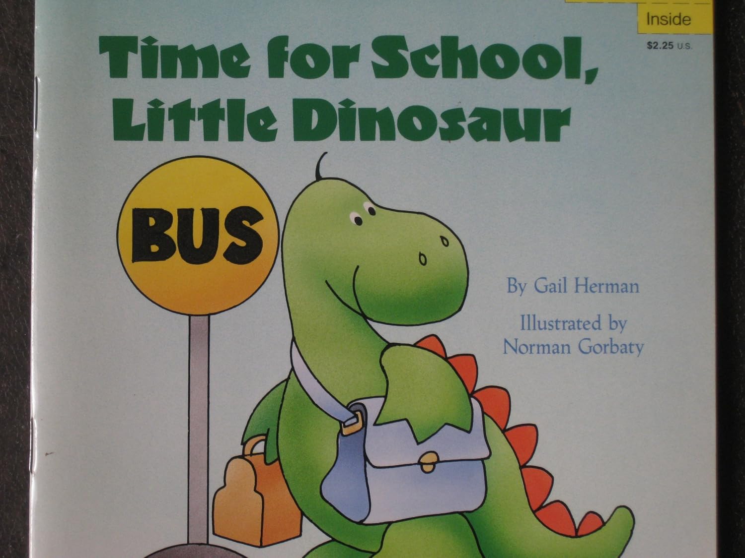 Time for School, Little Dinosaur (Pictureback Readers): Gail Herman ...