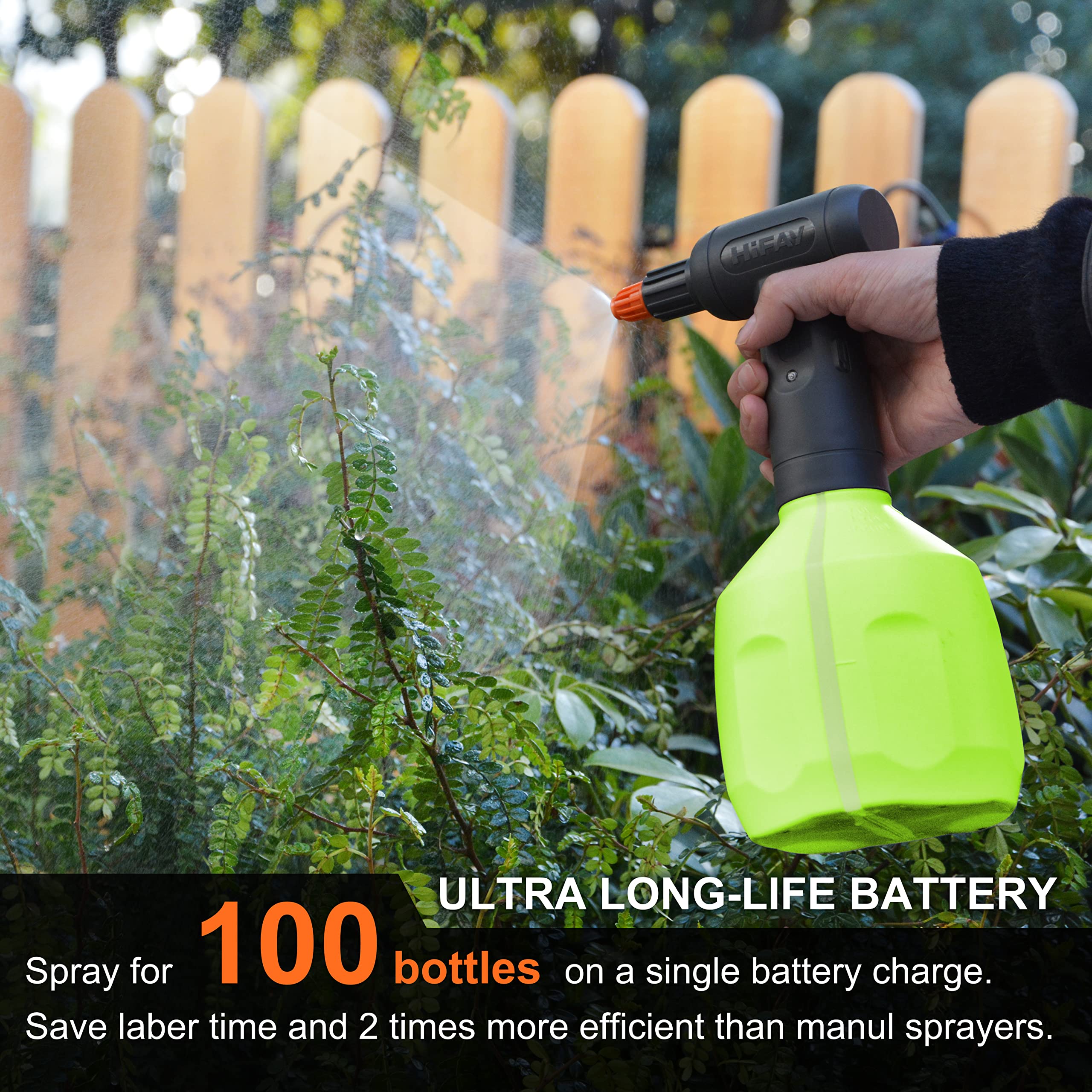 Snapklik.com : ES1 Electric Spray Bottle 1L/026 Gallon, Spray 100 ...