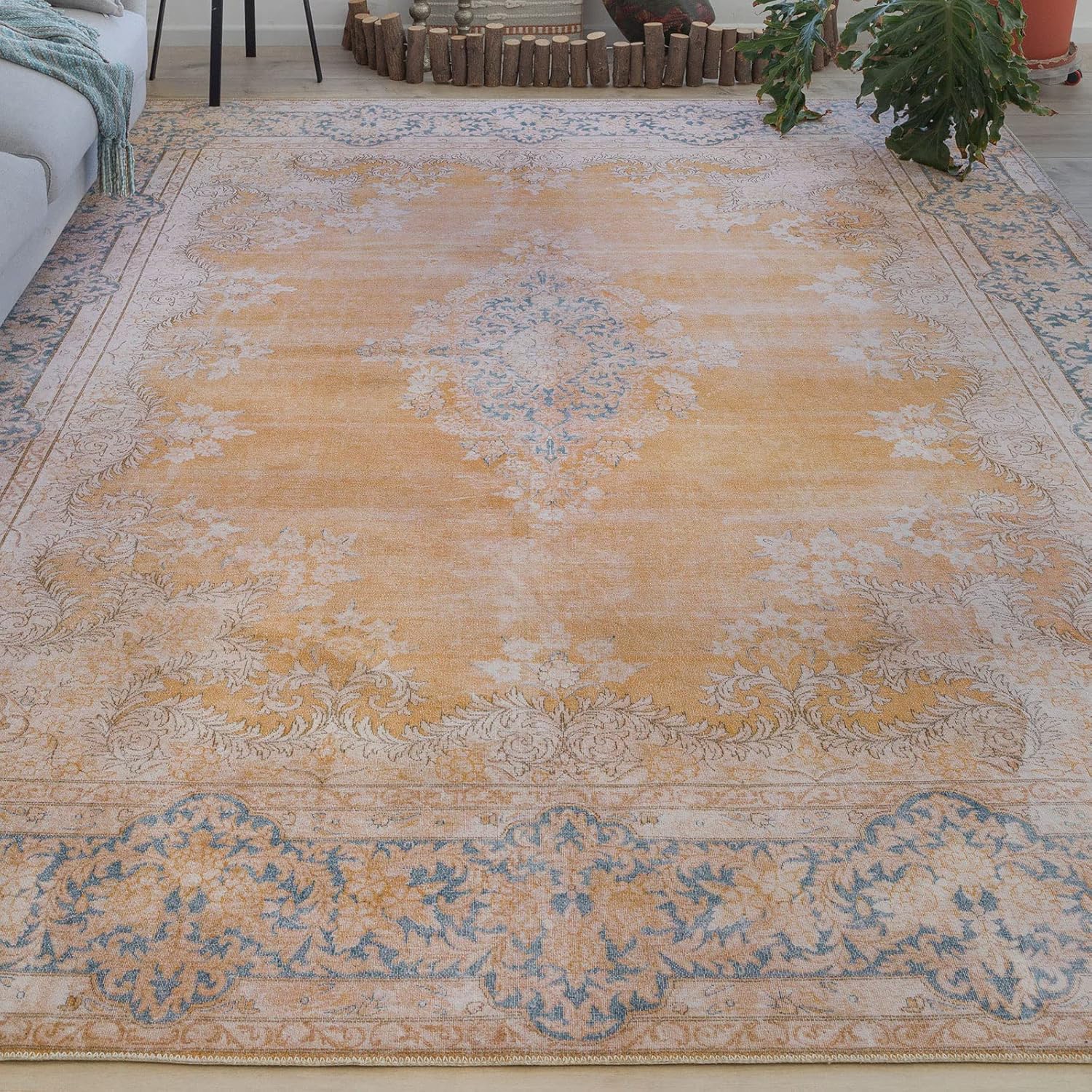 Amazon.com: DECOMALL Maila Washable Area Rugs 8x10, Traditional ...