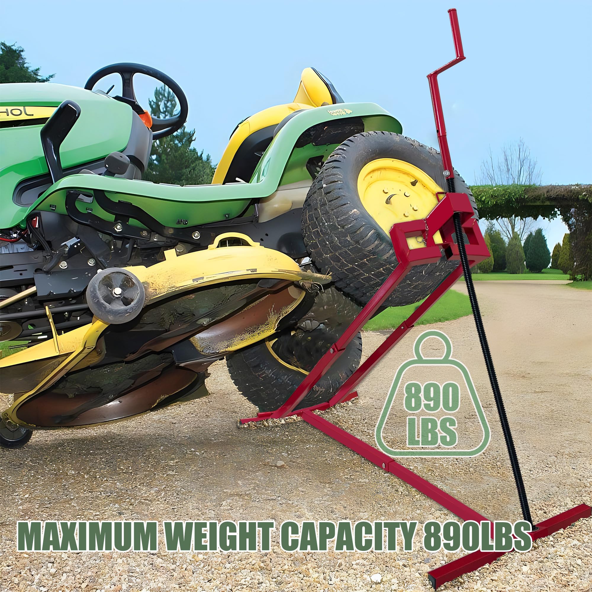 Lawn Mower Jack Lawn Jack, Lifting Platform 882 Lbs Djibouti Mower Lift