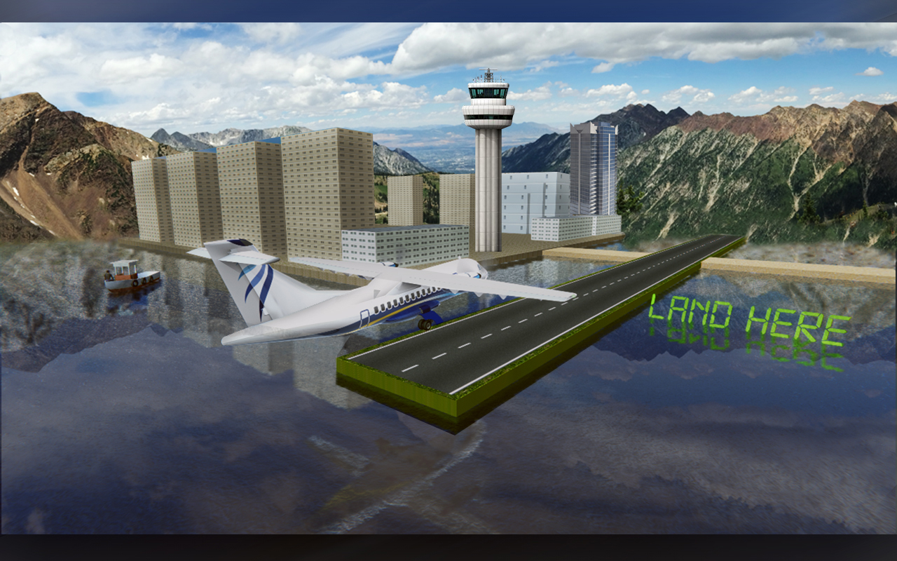 Real City Airplane Flying Pilot 3D Flight Simulator 2018 Free:Amazon.de ...