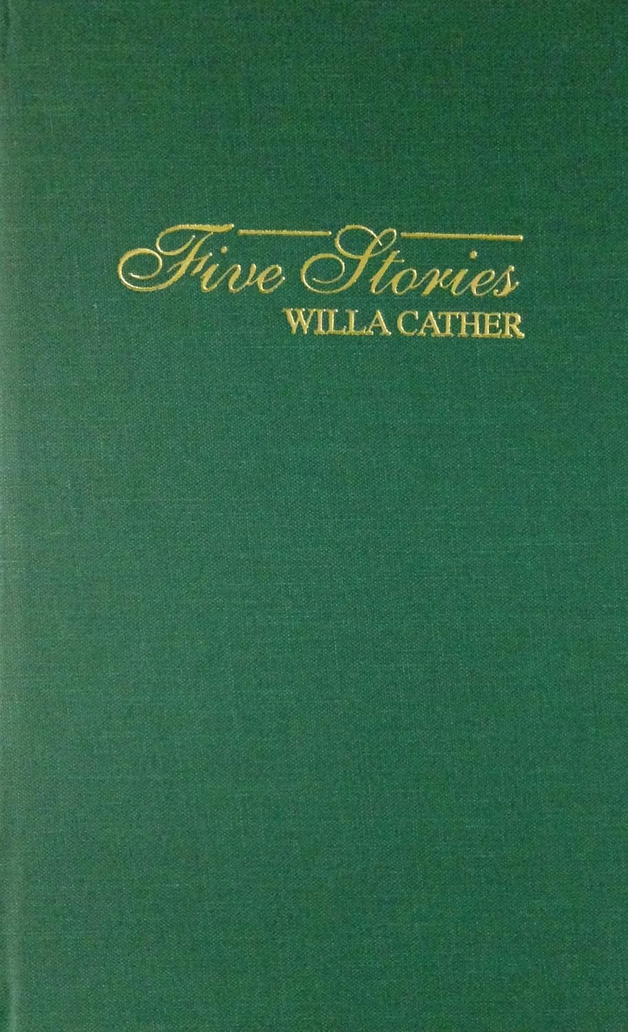 Amazon.com: Five Stories: 9780848804497: Cather, Willa: Books