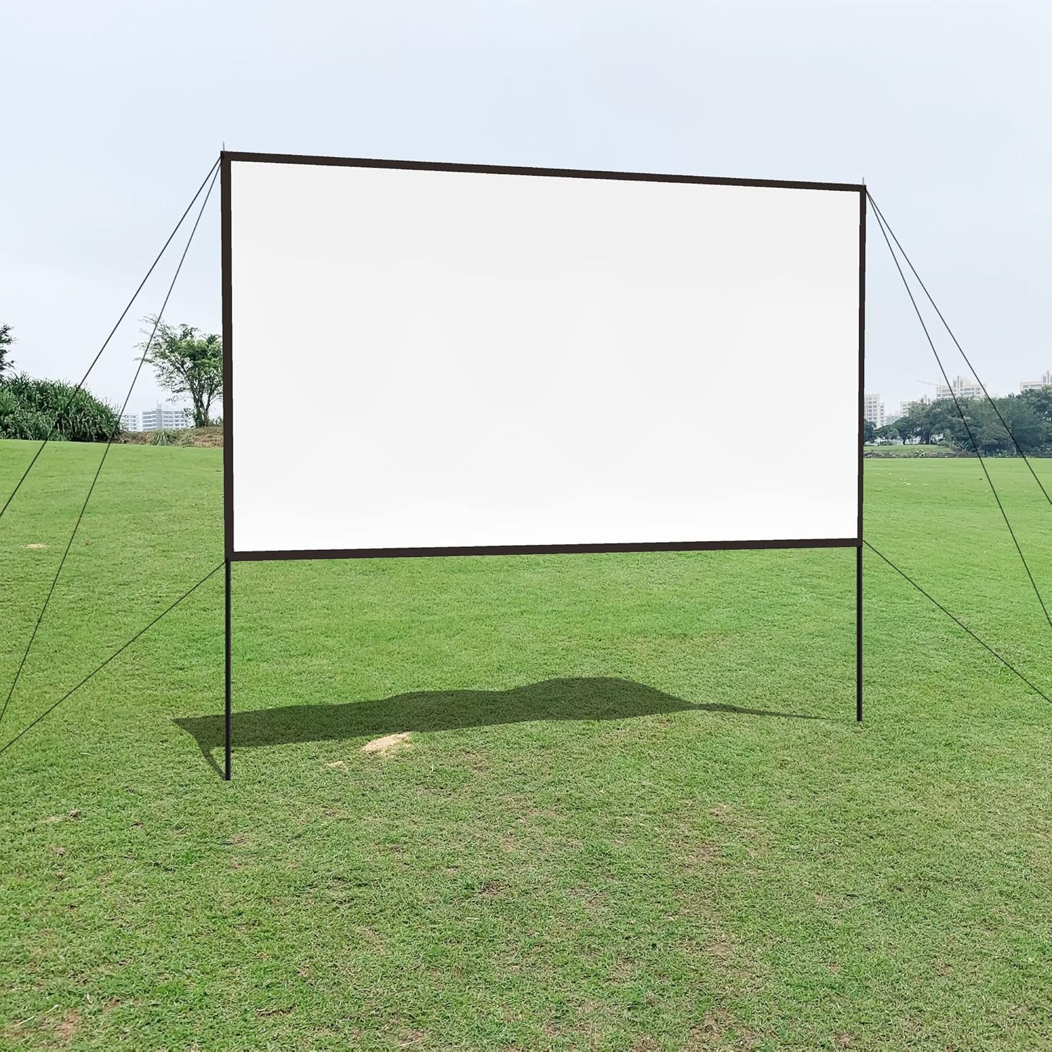 Amazon.com: Portable Projector Screen 100 inch with Stand 16:9 HD ...