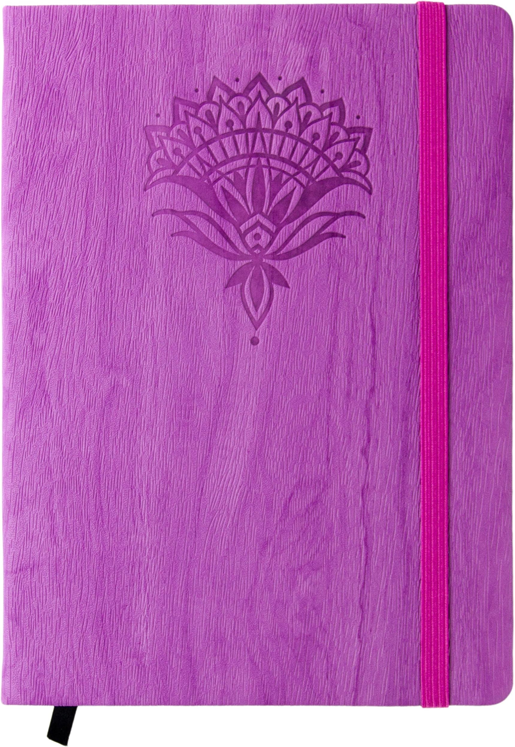 Amazon.com : LEATHER VILLAGE Embossed Paper Cover Lined Journal ...