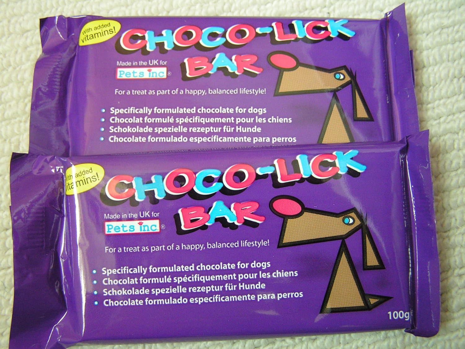 Pets Inc Dog Chocolate Treat Bar 100gm : Amazon.co.uk: Grocery