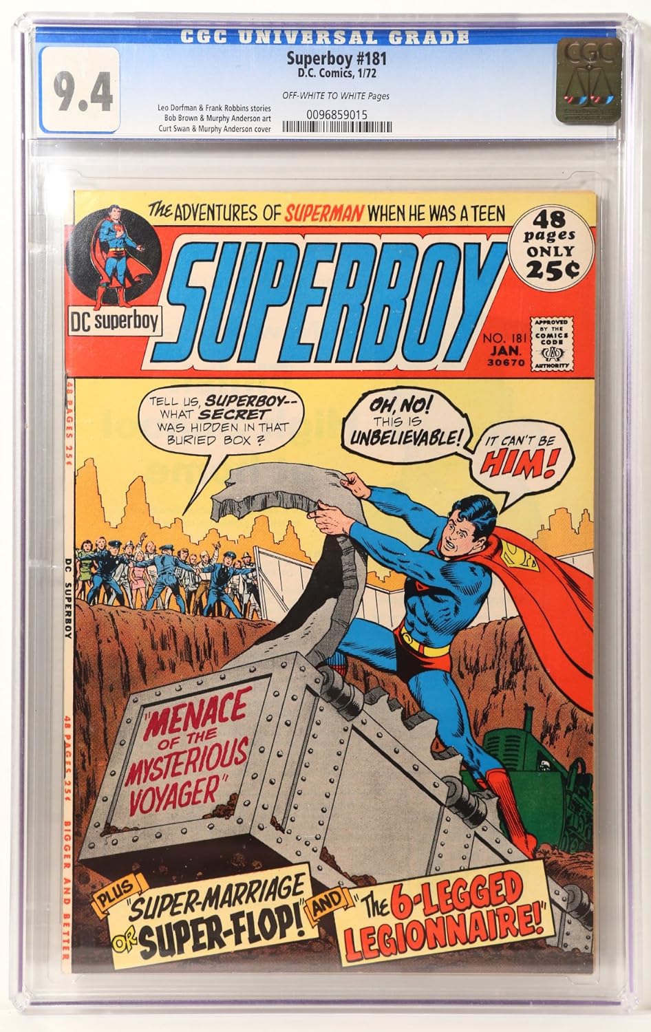 Amazon.com: Superboy # 181, 7.0 FN/VF: unknown author: Books