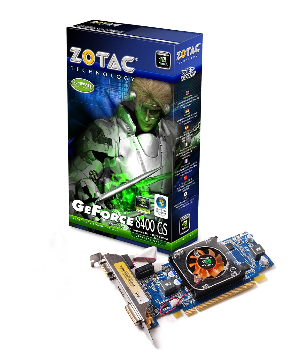 Amazon.in: Buy ZOTAC GeForce 8400 GS LP 512MB 64-bit GDDR2 [ZT-84MEH3M ...
