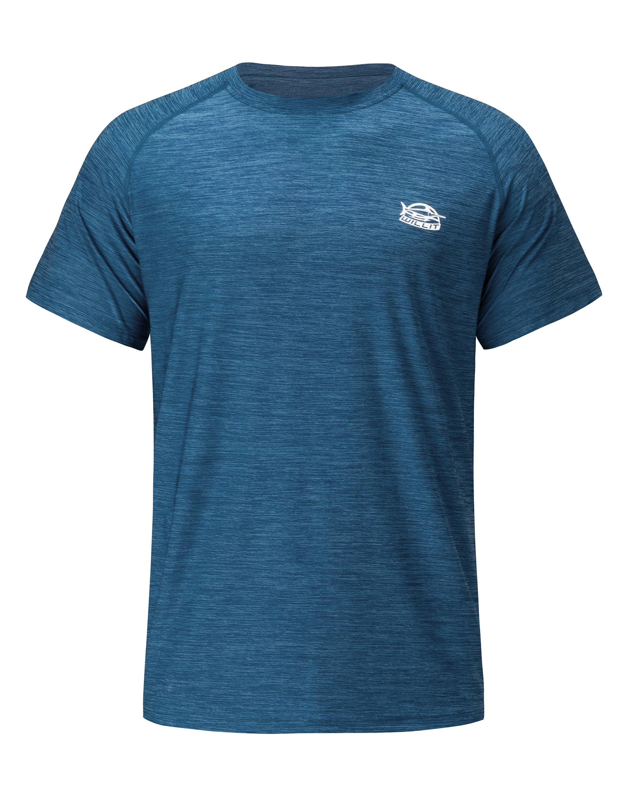Snapklik.com : Mens Rashguard Swim Shirt Short Sleeve UPF 50+ Sun ...