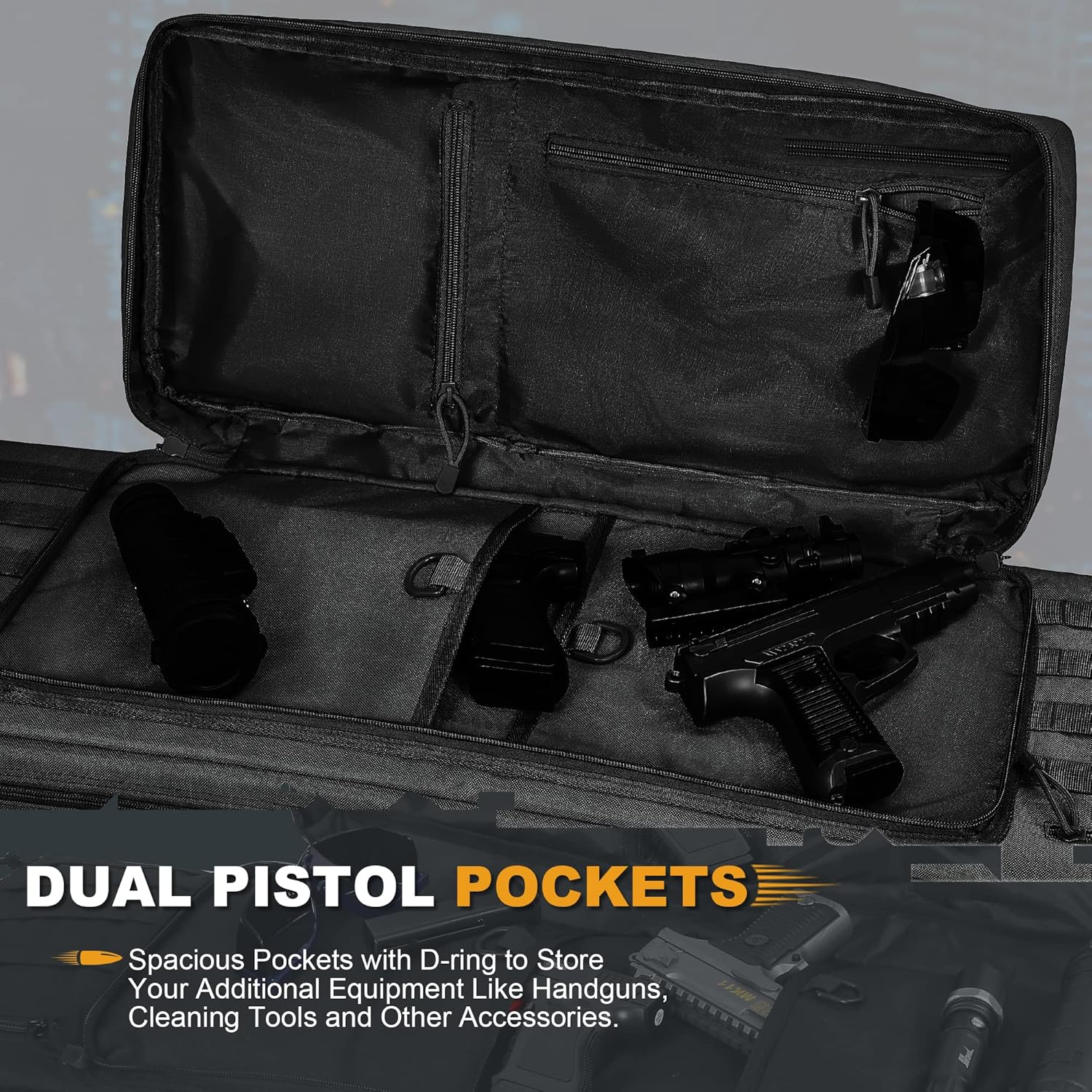 Buy PERFBAGS Soft Rifle Case 36 42 Tactical Long Double Rifle Backpack ...