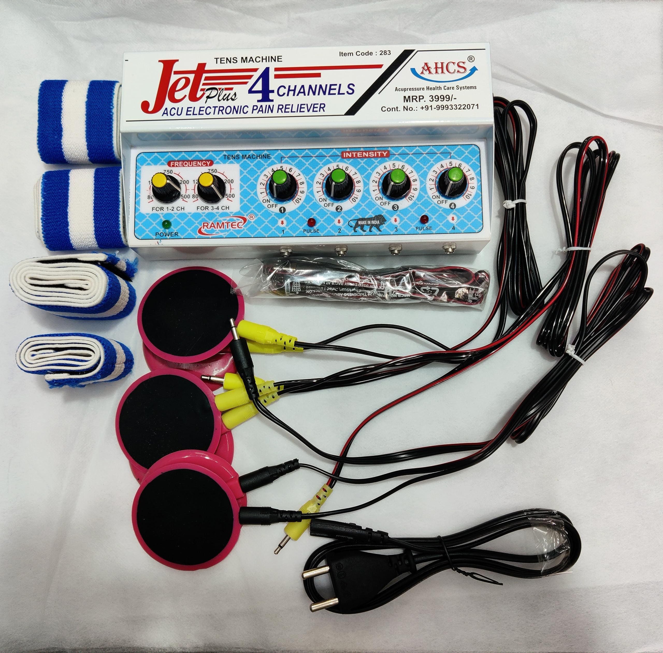 AHCS Acupressure Acupuncture Stimulator Machine (4 Channel Machine ...