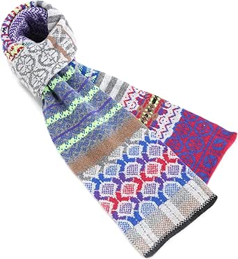 Amazon | (ビショップ)Bshop 【ERIBE(エリベ)】フェアアイルスカーフ AS3214 AURORA ONE | ファッション ...