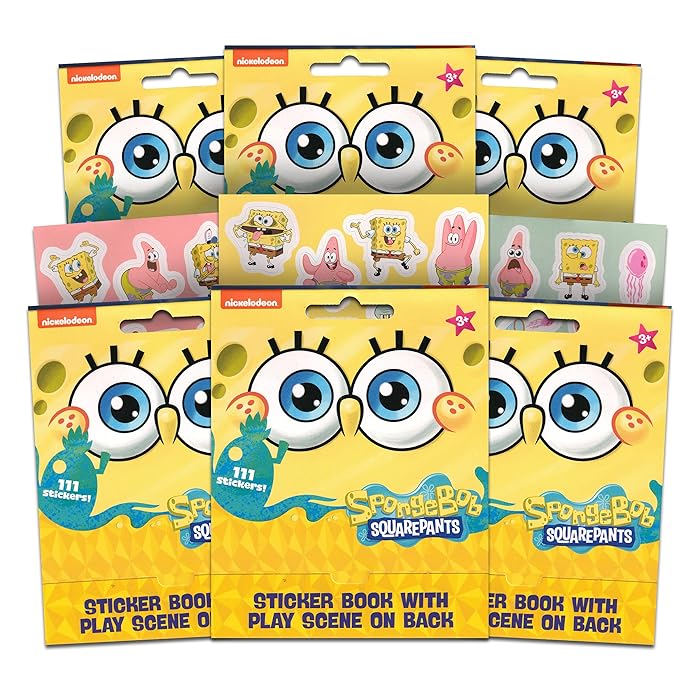 Buy Nick Shop Spongebob Ultimate Sticker Party Favors Pack ~ 650 ...