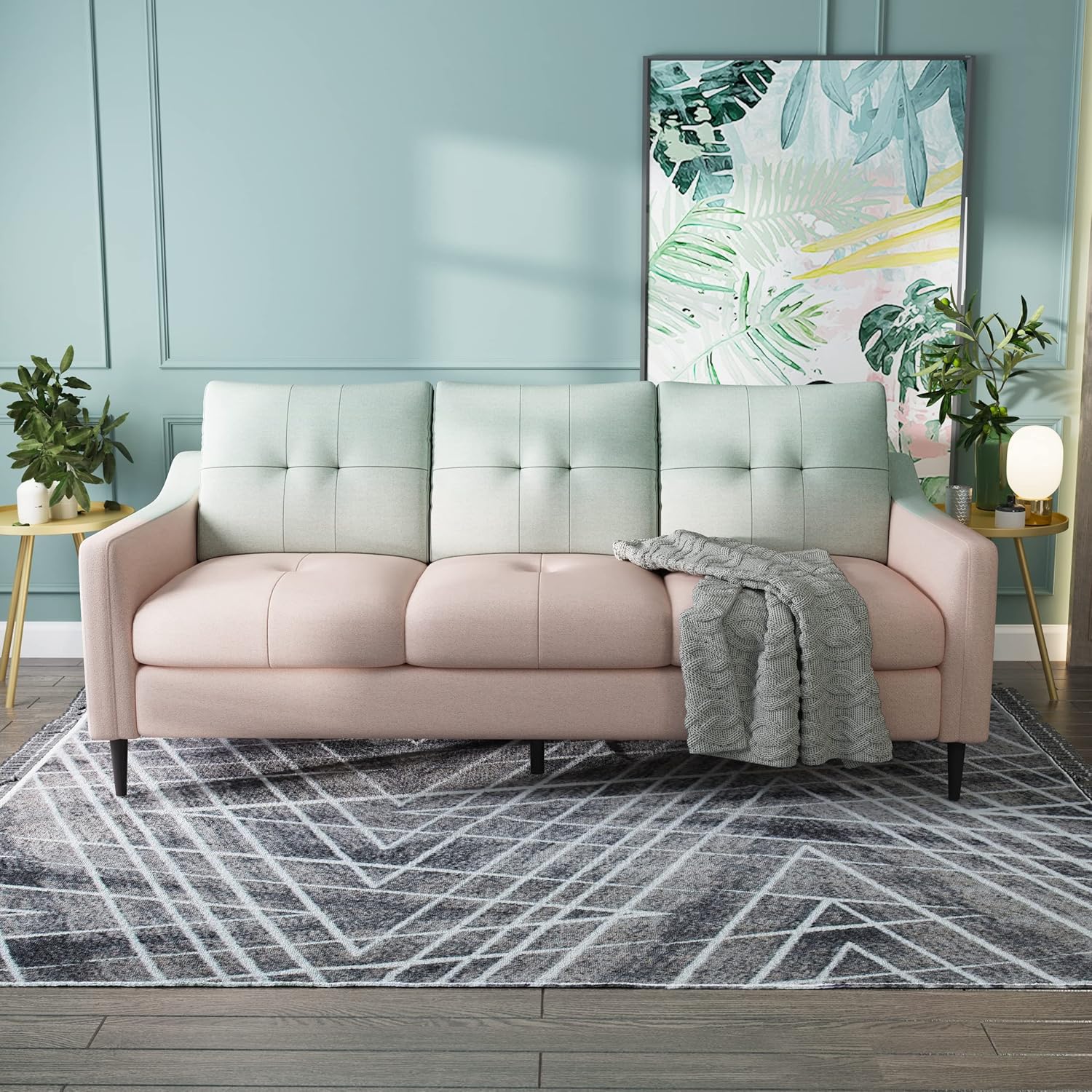 Amazon.com: Meeyar Couches for Living Room,80'' Width Comfy Sofa 3 ...